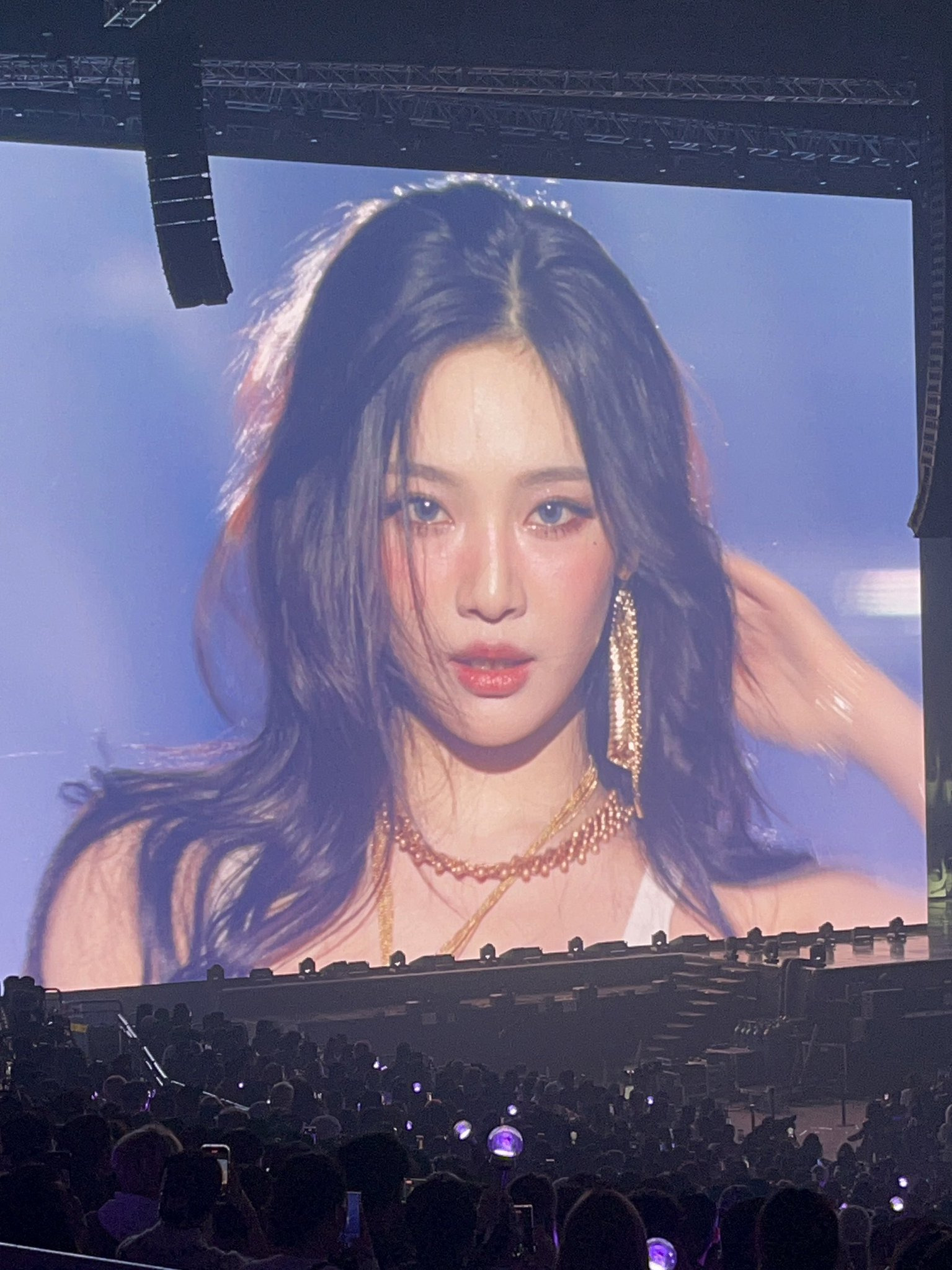 콘서트 전광판 속 에스파 닝닝 - 방송/연예 - 꾸르